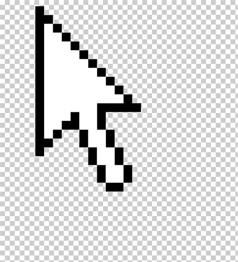 Computer Mouse Pointer Mouse Cursor White Arrow With Black Background Png Clipart Free