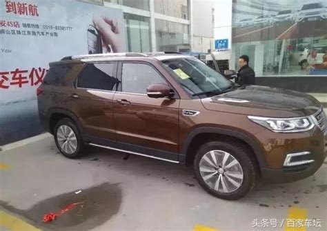 汽車拍客｜長安七座suv—cs95，第一輛實車抵達4s店 每日頭條