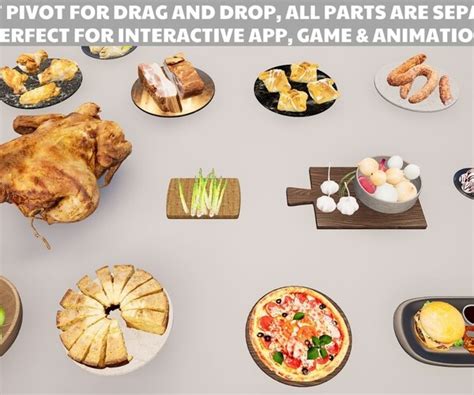 Artstation Good Food Pack 2 Game Assets
