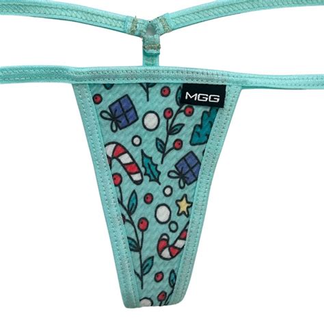 Christmas Mini G String Underwear Micro Gigi