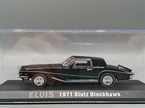 Greenlight 143 Modelauto Elvis 1971 Stutz Blackhawk Zwart Rb