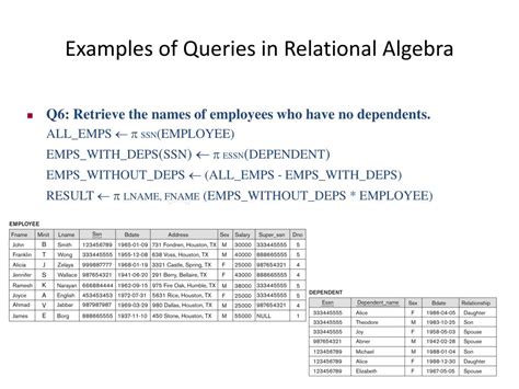 Ppt Relational Algebra Powerpoint Presentation Free Download Id 2632734