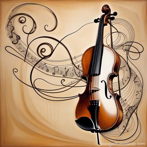 Violin String Breakage Stable Diffusion Online