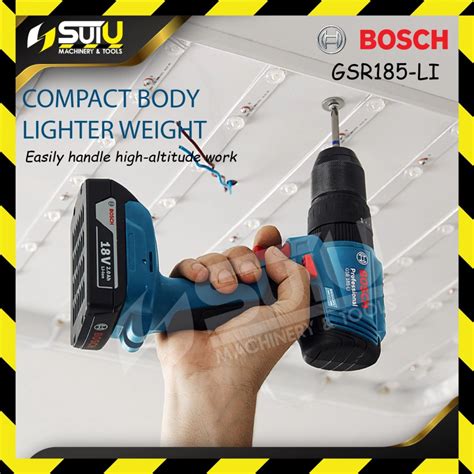 BOSCH GSR185-LI / GSR 185-LI 18V 50NM Brushless Cordless Impact Drill ...