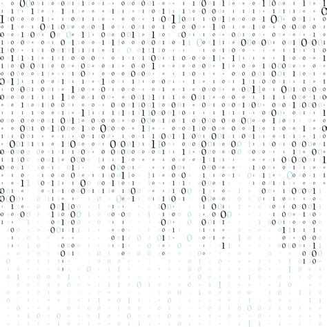 Premium Vector Matrix Background With Numbers On The Screen Binary Code Zero One Coding Data