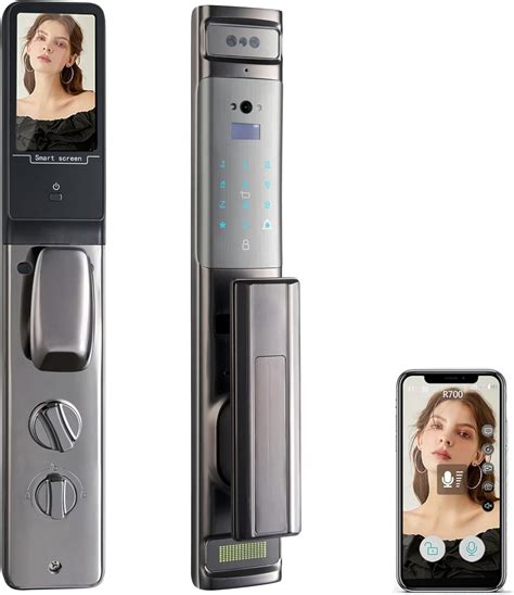 3d Face Recognition Video Record Real Time Intercom Smart Wifi Automatic Fingerprint Keyless