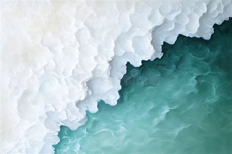 Intricate Patterns Of Ocean Waves Mingle In Deep Indigo And Emerald Greens Creating A Stunning
