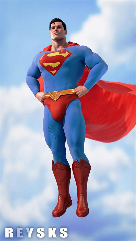 Superman Floating By Reysks On Deviantart