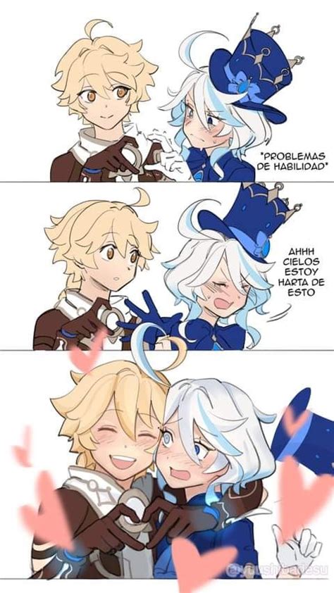 La Pareja Más Canon Del Juego Genshin Impact Hoyolab