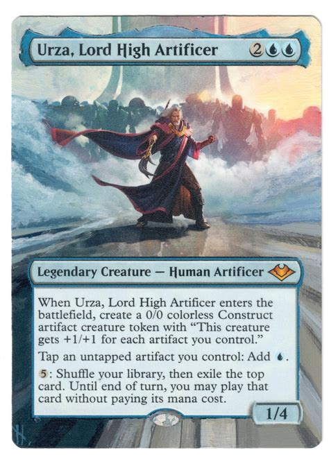 Urza Lord High Artificer Altered Full Art Mtg Magic Commander Edh