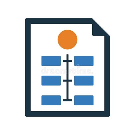 Flowchart Workflow Analytics Outline Icon Line Art Vector Stock Vector Illustration Of