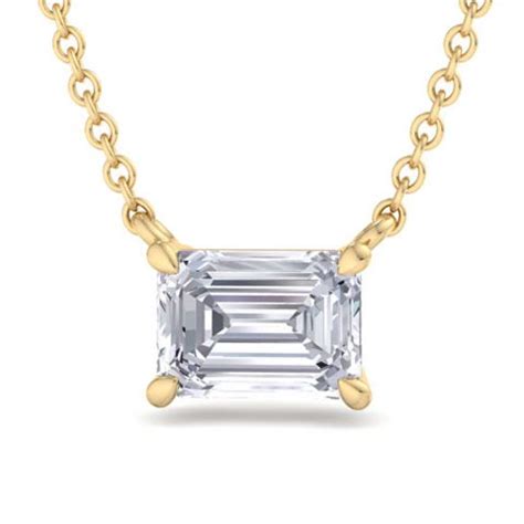 Lab Grown Diamond Necklace Lab Grown Diamond Solitaire Necklace