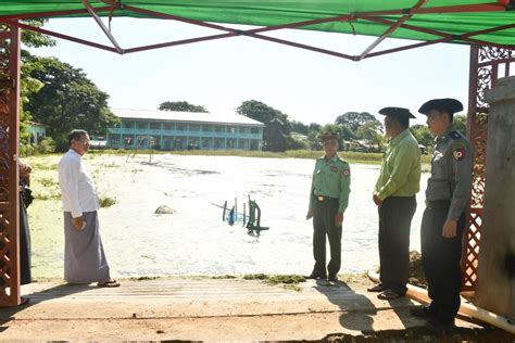 နေပြည်တော်ကောင်စီဝင် ဗိုလ်မှူးကြီးရဲမိုး ပျဉ်းမနားမြို့နယ်အတွင်း ပြည်သူအကျိုးပြုလုပ်ငန်းများ ကွင