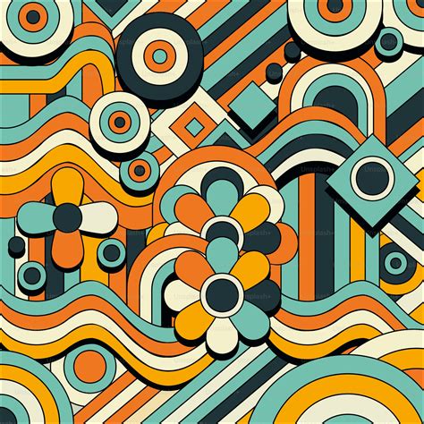 원과 선이 있는 다채로운 추상 패턴 벡터 Unsplash의 기하학적 패턴 이미지