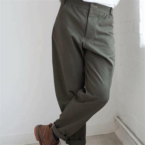 The Modern Sewing Co Pdf Mens Worker Trousers Sewing Pattern Good Fabric
