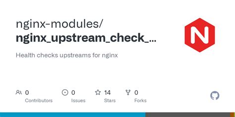 Github Nginx Modulesnginxupstreamcheckmodule Health Checks Upstreams For Nginx