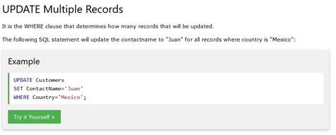 W3 Schools Sql Update Article Is Pretty Racist Rprogrammerhumor