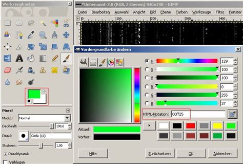 Gimp Matrix Effekt Farbe Auswaehlen Sirmark Bloggt