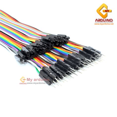 สายจั๊มเปอร์ 40cm ผู้ เมีย Arduino Esp32 Esp8266 จำนวน 40 เส้น Jumper Wire ขาย Arduino อุปกรณ์