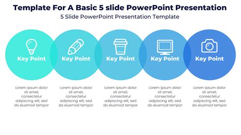 Ultimate Template For A Basic 5 Slide Powerpoint Presentation