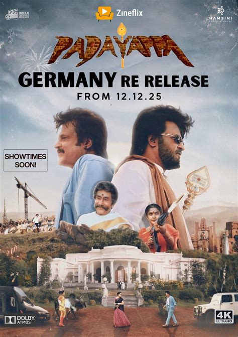 Padayappa Rerelease Heads To Germany Showtimes Soon Tamil Movie