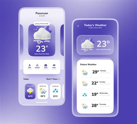 Weather App Ui Design