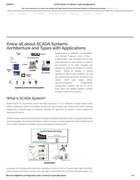 Scada Systems Automating Electrical Distribution