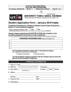 Fillable Online Form Title APPLICATION FORM Fax Email Print PdfFiller