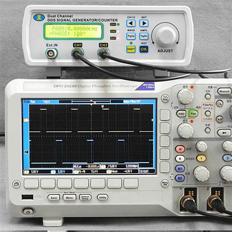 Quality Dual Channel DDS Signal Generator Arbitrary Waveform Frequency Generator 0 5MHz Power