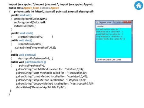 Java Applet Introduction Ppt