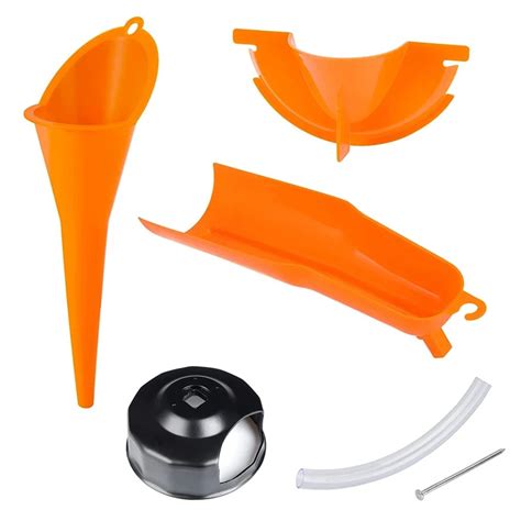 오일 필터 렌치 및 오일 깔때기 오토바이 기본 케이스 오일 깔때기 및 크랭크 케이스 채우기 깔때기 형 드립 프리 깔때기 Aliexpress