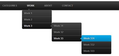un menu déroulant en css3