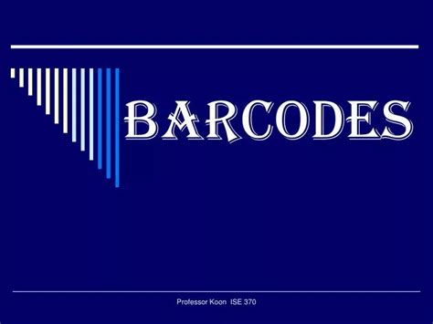 PPT Barcodes PowerPoint Presentation Free Download ID