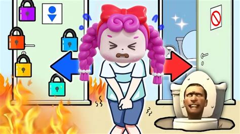 급하다 급해 😖 이 화장실에 들어가는 방법은😱😱 Help Him Find Toilet Game Youtube