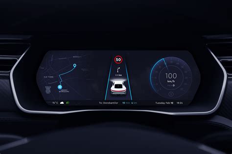 Electric Car Dashboard Design Burzo Ciprian Dashboard Design