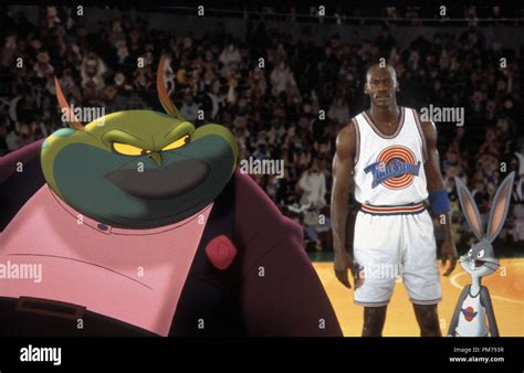 Film Still From Space Jam Michael Jordan Bugs Bunny © 1996 Warner