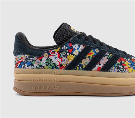 Adidas Adidas X Liberty London Gazelle Bold W Trainers Black Flower