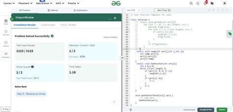 Gfg160 Geeksforgeeks Gfg160 Geekstreak2025 Codingchallenge