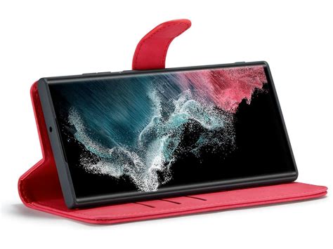 Casemania In Mag Hoesje Samsung Galaxy S Ultra Rood