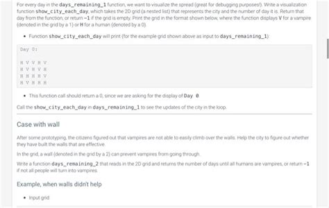 Solved Consider A City Represented By A 2d Grid On Day 0