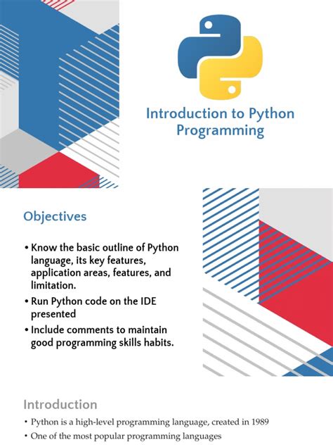 Introduction To Python Programming Pdf Computer Programming