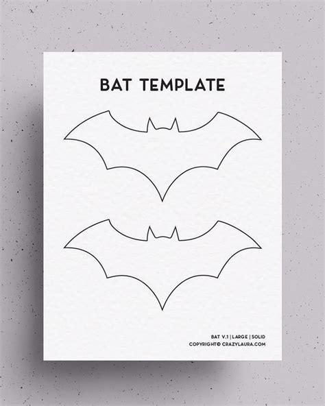 Free Bat Templates Print Free Printables Hub