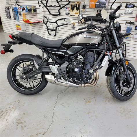 New 2024 Kawasaki Z650rs Abs Ebony Metallic Matte Carbon Gray