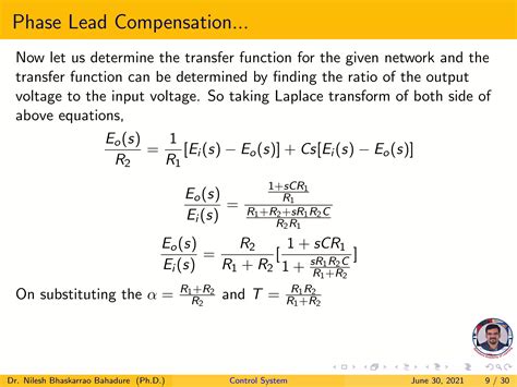 Control System Compensator Lag Lead Pdf