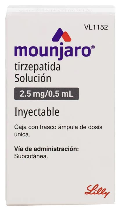 Mounjaro 25 Mg Ámpula De Dosis Única 05 Ml Farmasmart
