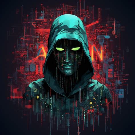 Premium Ai Image Online Security Technology Hacking Background