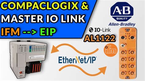 COMUNICAR COMPACTLOGIX MASTER IO LINK IFM AL1122 YouTube