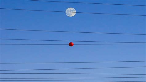 Colorful Balls Power Lines Orange Red Yellow Marker Balls