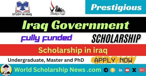 Iraq Government Scholarships 2025 Study In Iraq Scholarship Iraq