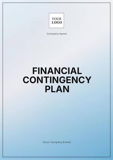 Free Finance Plan Templates Editable And Printable